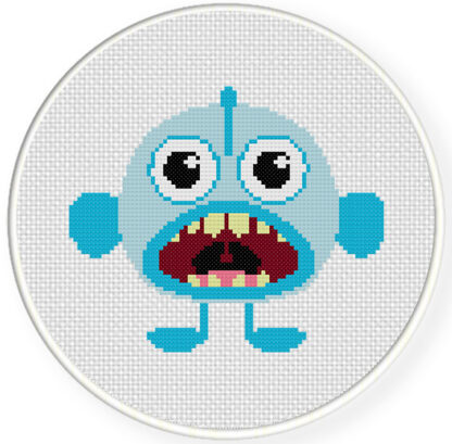 Monster 2 Cross Stitch Pattern – Daily Cross Stitch