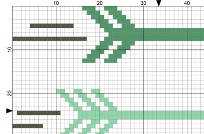 Arrows Cross Stitch Pattern – Daily Cross Stitch