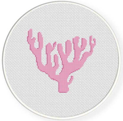 Coral Cross Stitch Pattern – Daily Cross Stitch