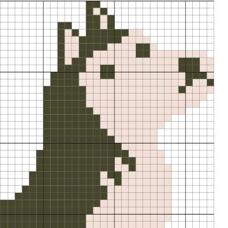 Husky Dog Cross Stitch Pattern – Daily Cross Stitch