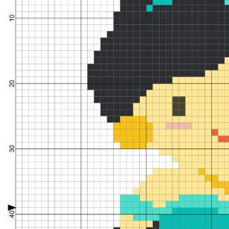 Princess Jasmine Cross Stitch Pattern – Daily Cross Stitch