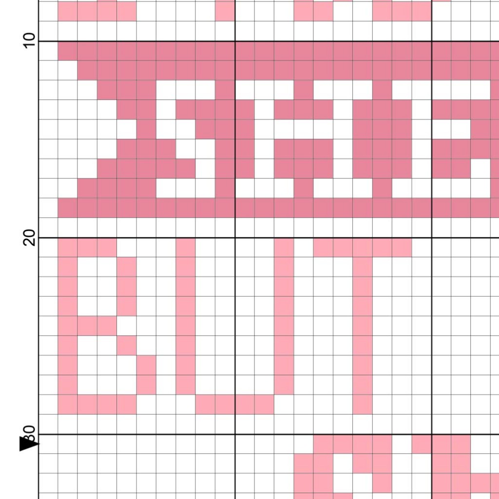 Though She Be Cross Stitch Pattern – Daily Cross Stitch