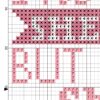 Though She Be Cross Stitch Pattern – Daily Cross Stitch