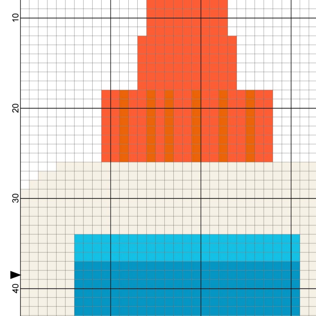 Glue Cross Stitch Pattern – Daily Cross Stitch