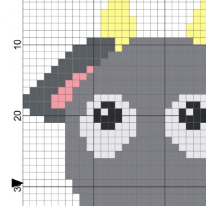 Goat Cross Stitch Pattern – Daily Cross Stitch
