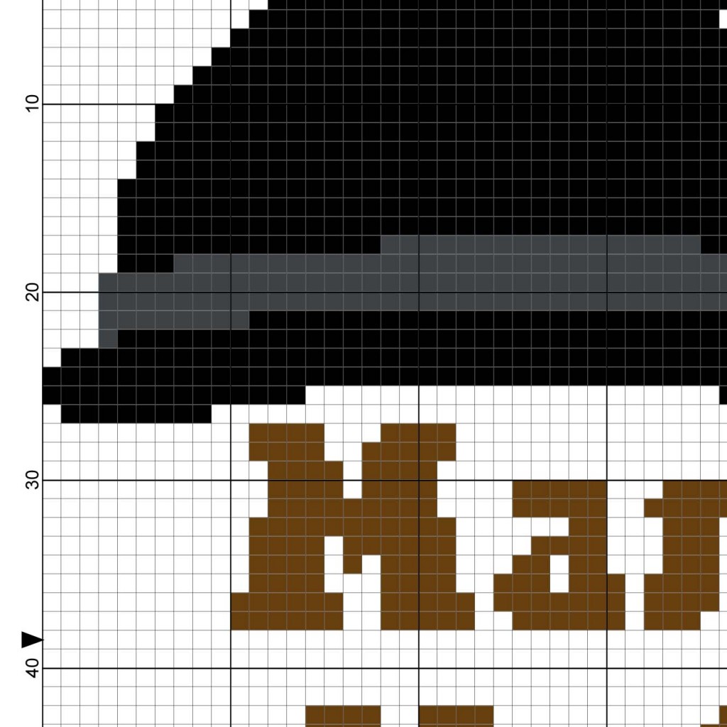 Man up! Cross Stitch Pattern – Daily Cross Stitch