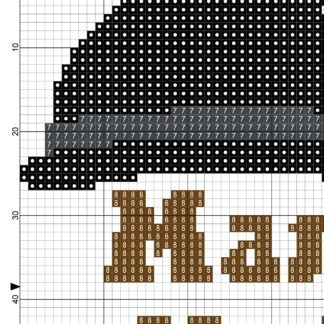 Man up! Cross Stitch Pattern – Daily Cross Stitch