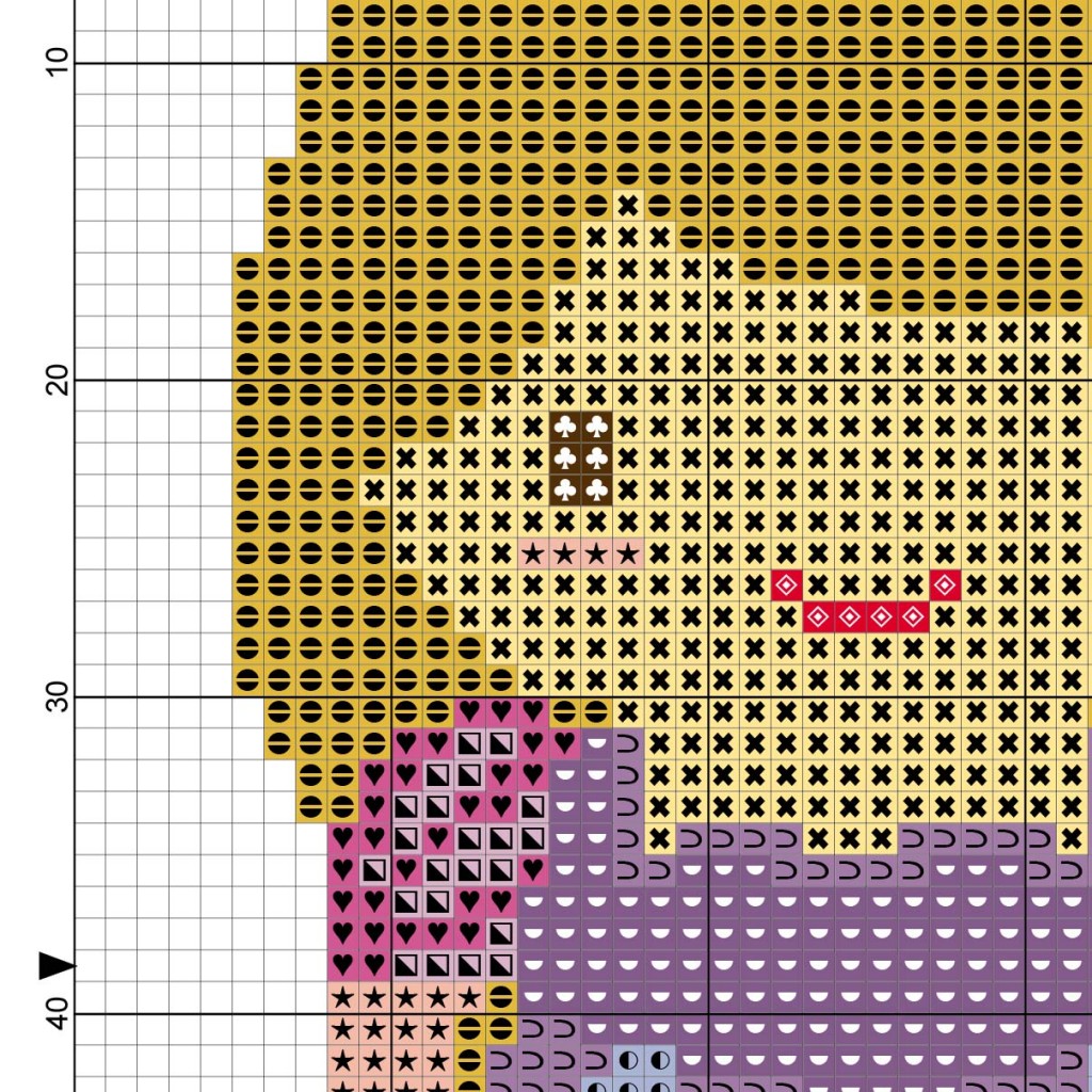 Princess Rapunzel Cross Stitch Pattern – Daily Cross Stitch