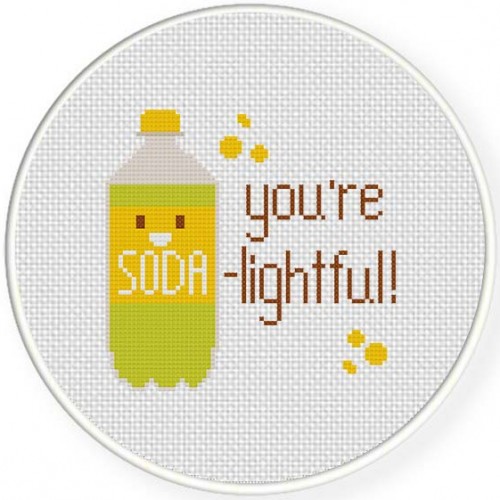 SODA-lightful Cross Stitch Pattern – Daily Cross Stitch