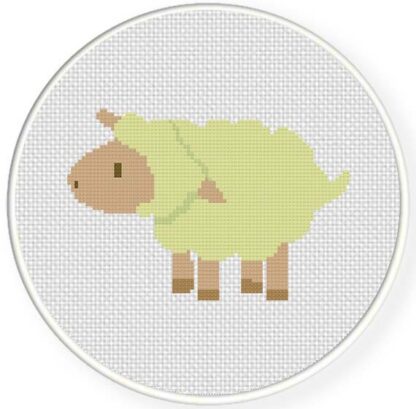 Sheep Cross Stitch Pattern – Daily Cross Stitch