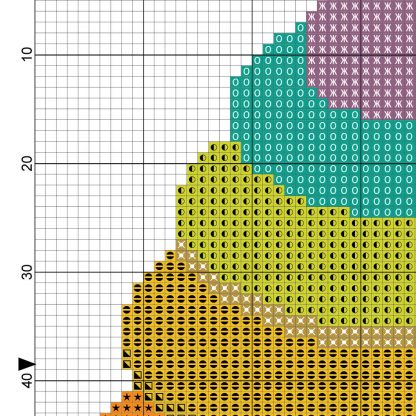 Stacking Rings Cross Stitch Pattern – Daily Cross Stitch
