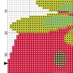 Tomato Cross Stitch Pattern – Daily Cross Stitch