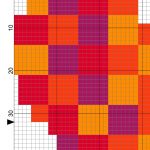 Woven Heart red Cross Stitch Pattern – Daily Cross Stitch