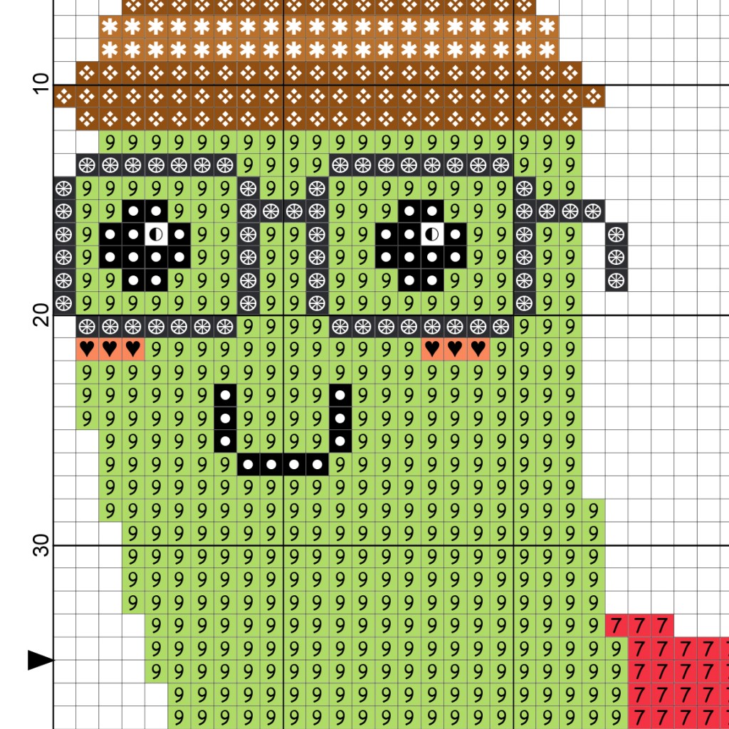 Book Worm Cross Stitch Pattern – Daily Cross Stitch