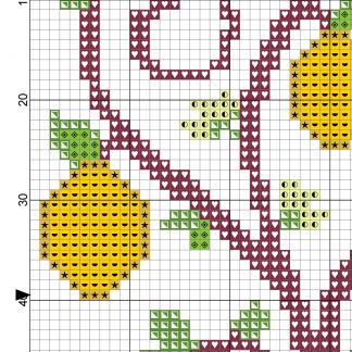 Charts Club Members Only: Lemon Tree Cross Stitch Pattern – Daily Cross ...