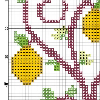 Charts Club Members Only: Lemon Tree Cross Stitch Pattern – Daily Cross ...