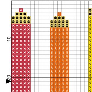 Charts Club Members Only: Rainbow Pencils Cross Stitch Pattern – Daily ...