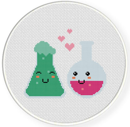Love Chemistry Cross Stitch Pattern – Daily Cross Stitch