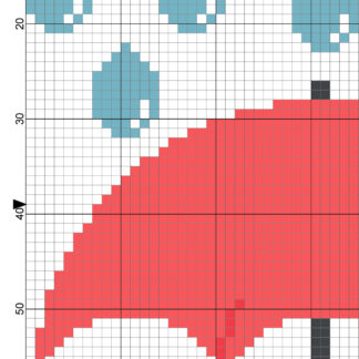 Umbrella Cross Stitch Pattern – Daily Cross Stitch