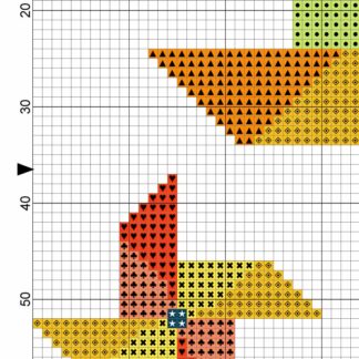 Color Pinwheel Cross Stitch Pattern – Daily Cross Stitch