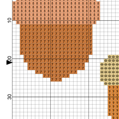 Acorns Cross Stitch Pattern – Daily Cross Stitch