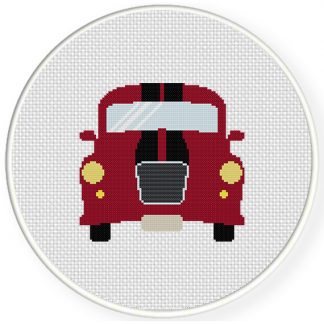Charts Club Members Only: Cute Car Cross Stitch Pattern – Daily Cross ...