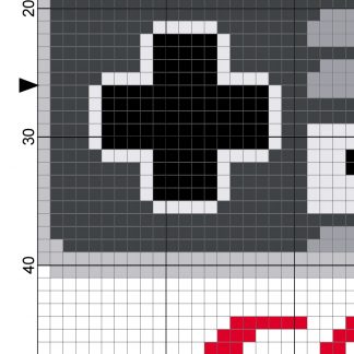 Retro Gamer Cross Stitch Pattern – Daily Cross Stitch