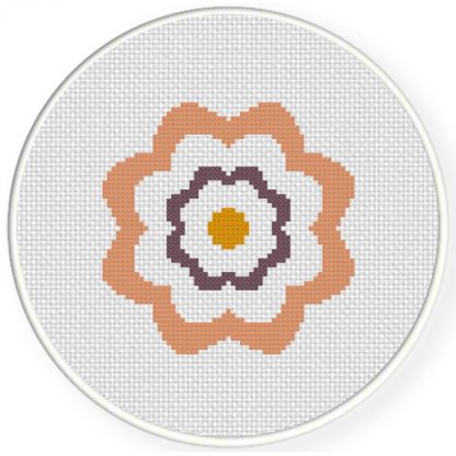 1 Simple Flower Cross Stitch Pattern – Daily Cross Stitch