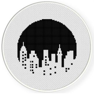 City Skyline Cross Stitch Pattern – Daily Cross Stitch
