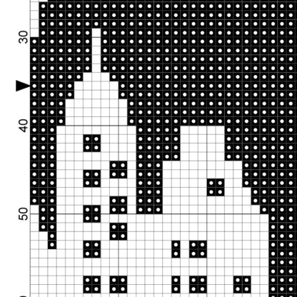 City Skyline Cross Stitch Pattern – Daily Cross Stitch