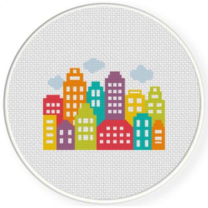 Color City Cross Stitch Pattern – Daily Cross Stitch