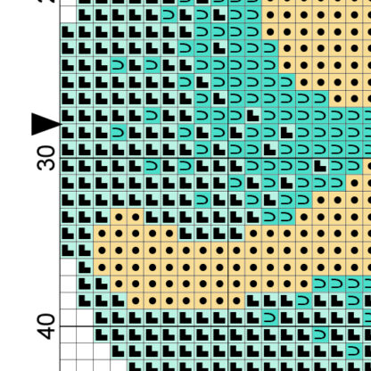 Summer Swimming Cross Stitch Pattern – Daily Cross Stitch