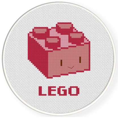 Mr. Lego Cross Stitch Pattern – Daily Cross Stitch