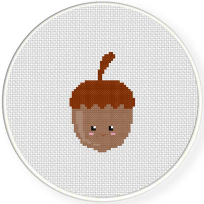 Acorn Cross Stitch Pattern – Daily Cross Stitch