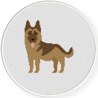 Charts Club Members Only: German Shepherd Cross Stitch Pattern – Daily ...