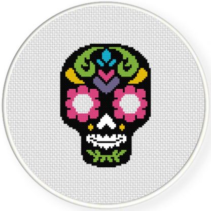 Charts Club Members Only: Sugar Skull Cross Stitch Pattern – Daily ...