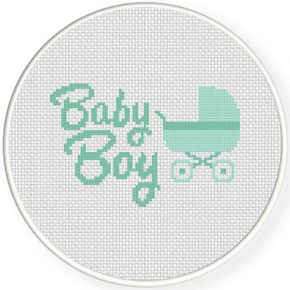 Baby Boy Cross Stitch Pattern – Daily Cross Stitch