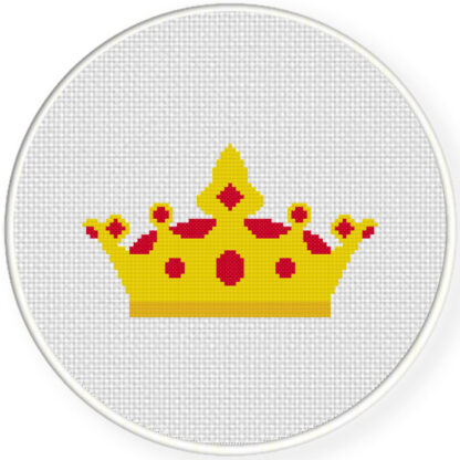 Charts Club Members Only: Golden Crown Cross Stitch Pattern – Daily ...