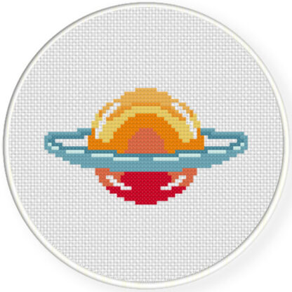 Charts Club Members Only: Colorful Planet Cross Stitch Pattern – Daily ...
