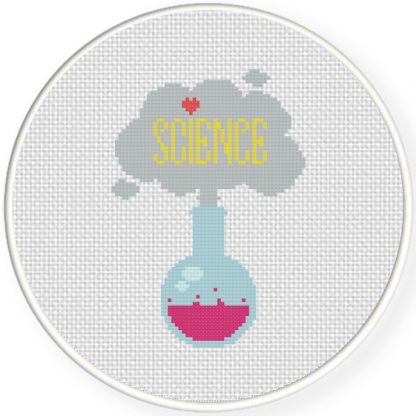 Charts Club Members Only: I Heart Science Cross Stitch Pattern – Daily ...