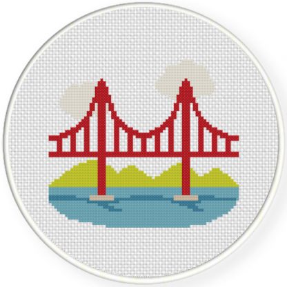 Charts Club Members Only: San Francisco Bridge Cross Stitch Pattern ...