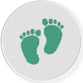 Cute Baby Feet Cross Stitch Pattern – Daily Cross Stitch
