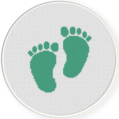 Cute Baby Feet Cross Stitch Pattern – Daily Cross Stitch