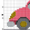 Cute Red Car Cross Stitch Pattern – Daily Cross Stitch