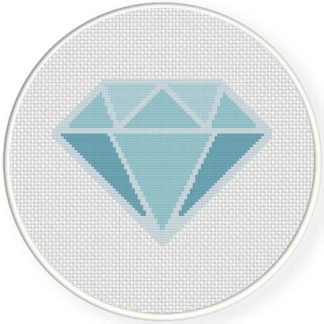 Diamonds Forever Cross Stitch Pattern – Daily Cross Stitch