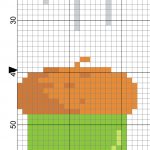 Falling Acorns Cross Stitch Pattern – Daily Cross Stitch