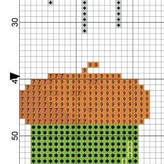 Falling Acorns Cross Stitch Pattern – Daily Cross Stitch