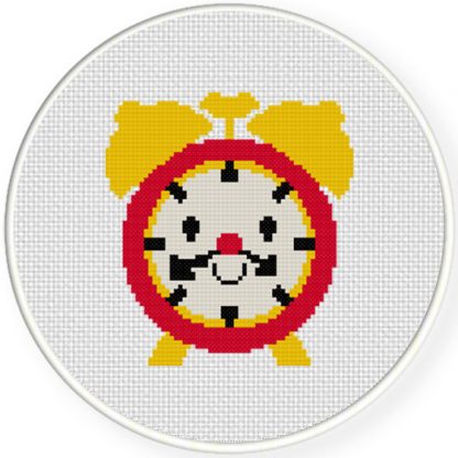 Mr. Clock Cross Stitch Pattern – Daily Cross Stitch