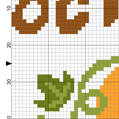 October Cross Stitch Pattern – Daily Cross Stitch