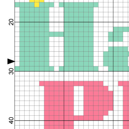 Happy Place Cross Stitch Pattern – Daily Cross Stitch
